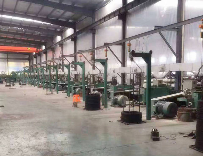 China Hebei Yusen Metal Wire Mesh Co.,Ltd. factory production line