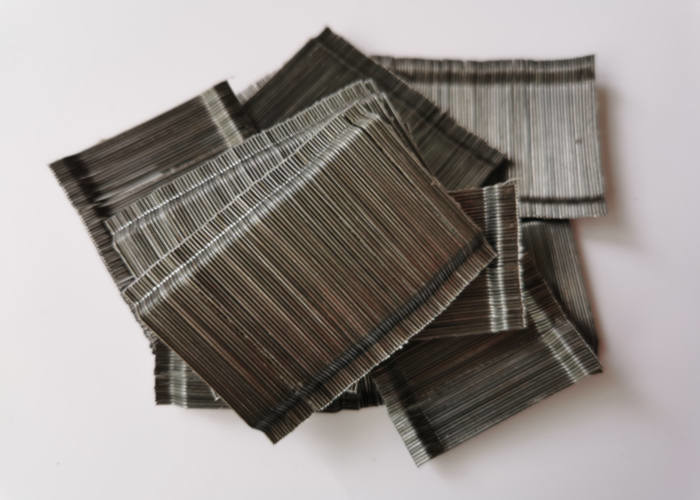 SFRC Glued Steel Fiber Deformed Shape 1250Mpa ASTM A 820 Standard